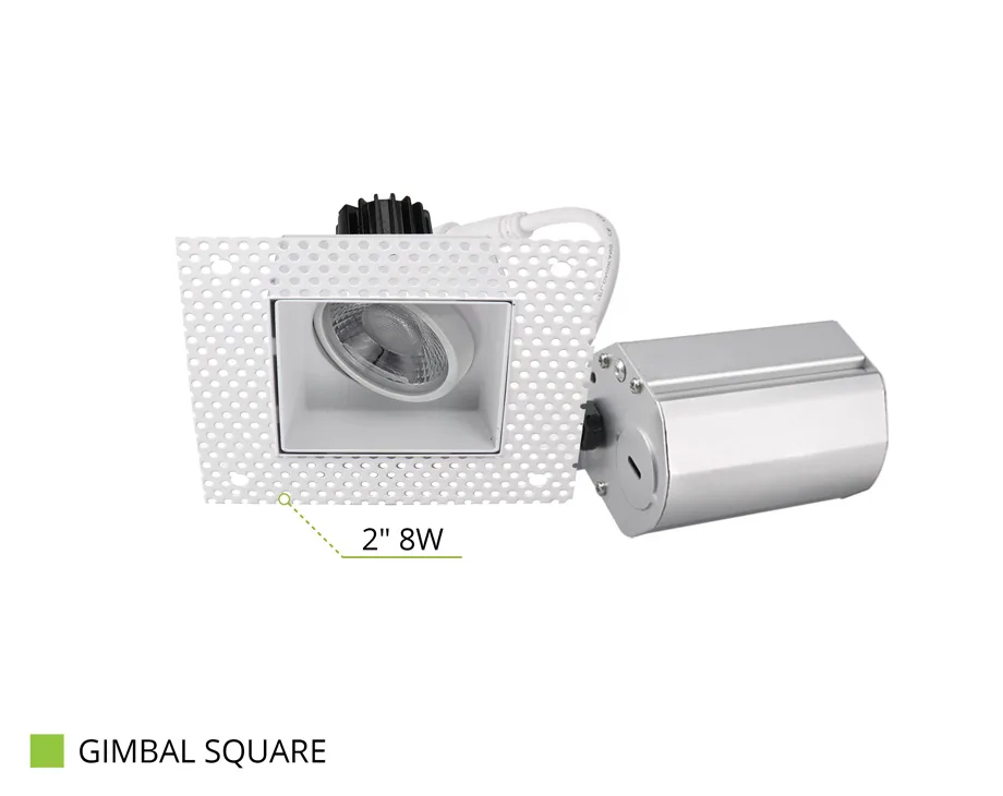 Shop Now: ASD Square Trimless Gimbal Downlight Series CD-T